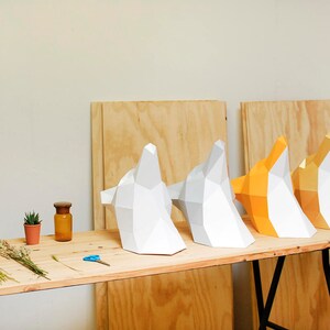 Papercraft Fox Kit - Etsy