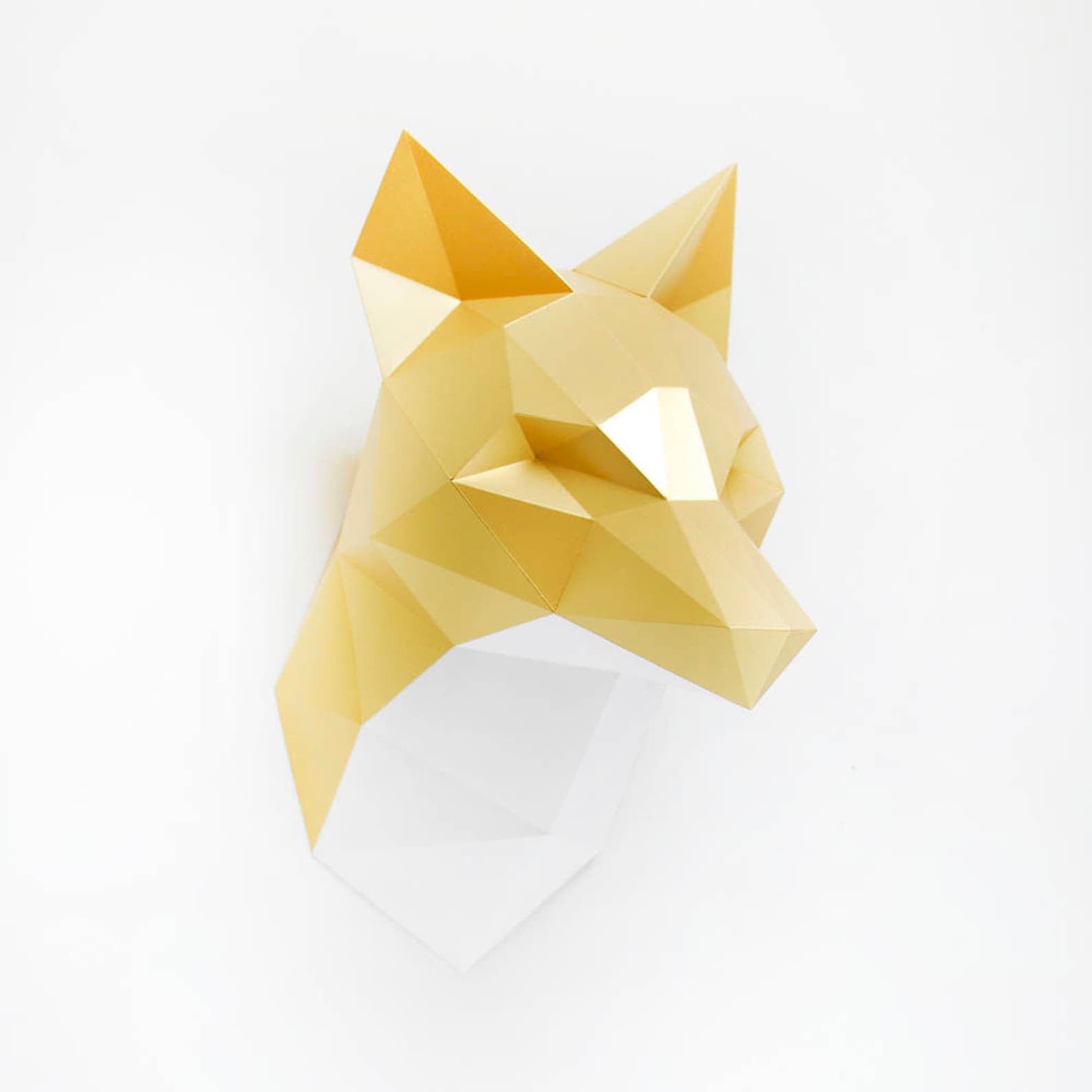 Papercraft Fox Kit - Etsy
