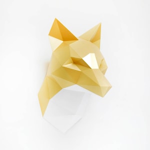Papercraft Fox Kit - Etsy