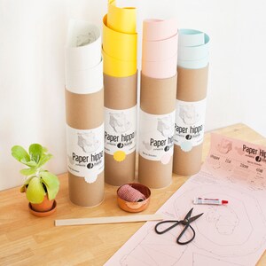 Papercraft Hippo Kit - Etsy
