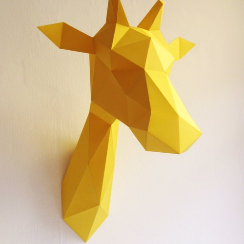 Papercraft Giraffe Kit - Etsy