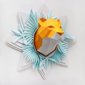 Papercraft Tiger Kit - Etsy