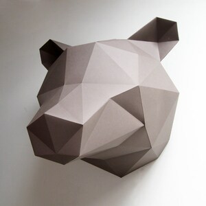 Papercraft Bear Kit - Etsy