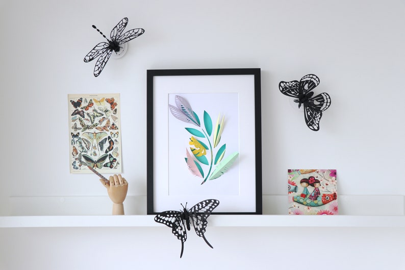 3D Mixed Insects Puzzle Set All Black - Etsy