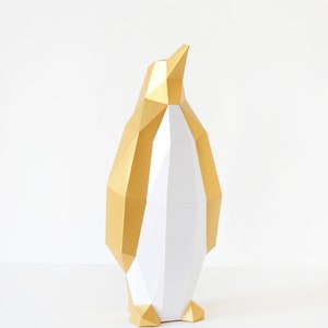Papercraft XL Penguin Kit - Etsy