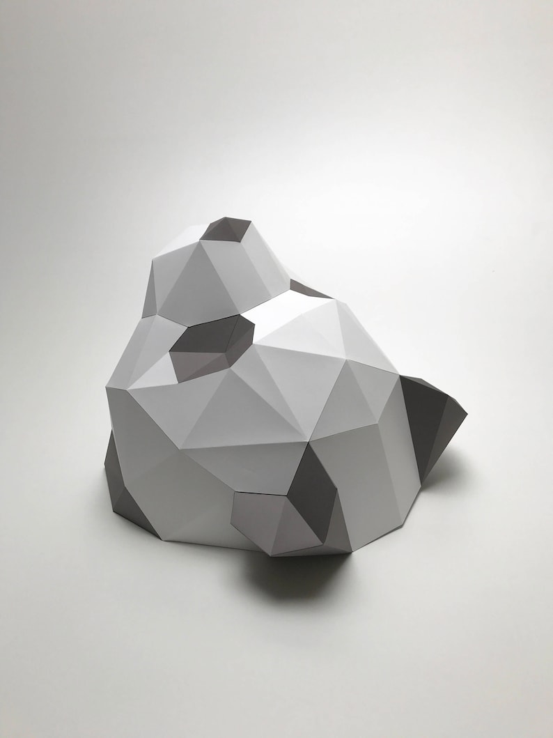 Papercraft Panda Kit - Etsy