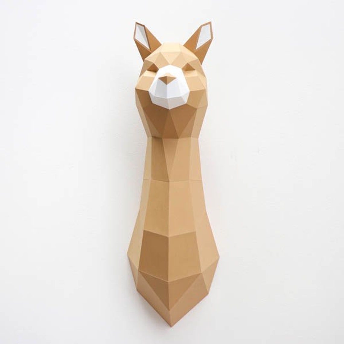 Papercraft Alpaca Kit - Etsy