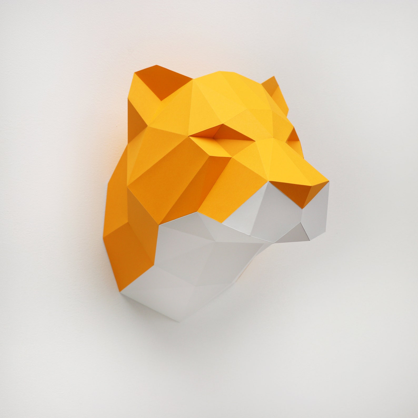 Papercraft Tiger Kit - Etsy