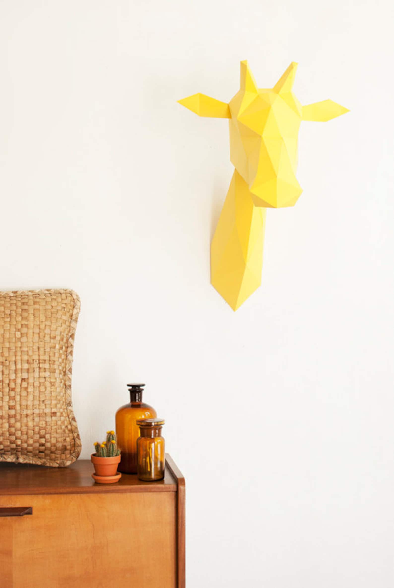 Papercraft Giraffe Kit - Etsy