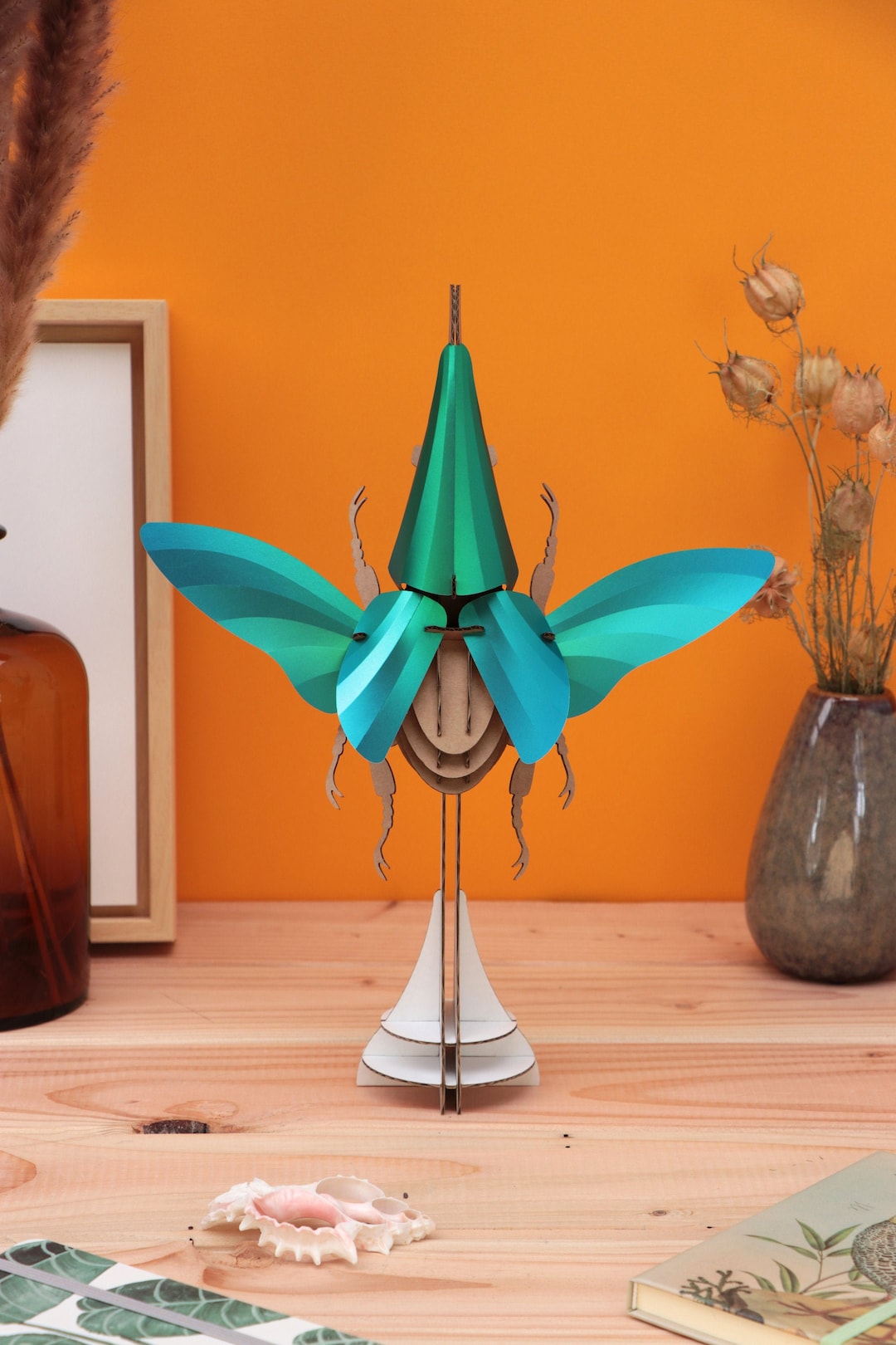 3D Paper Hercules Beetle Kit - Etsy