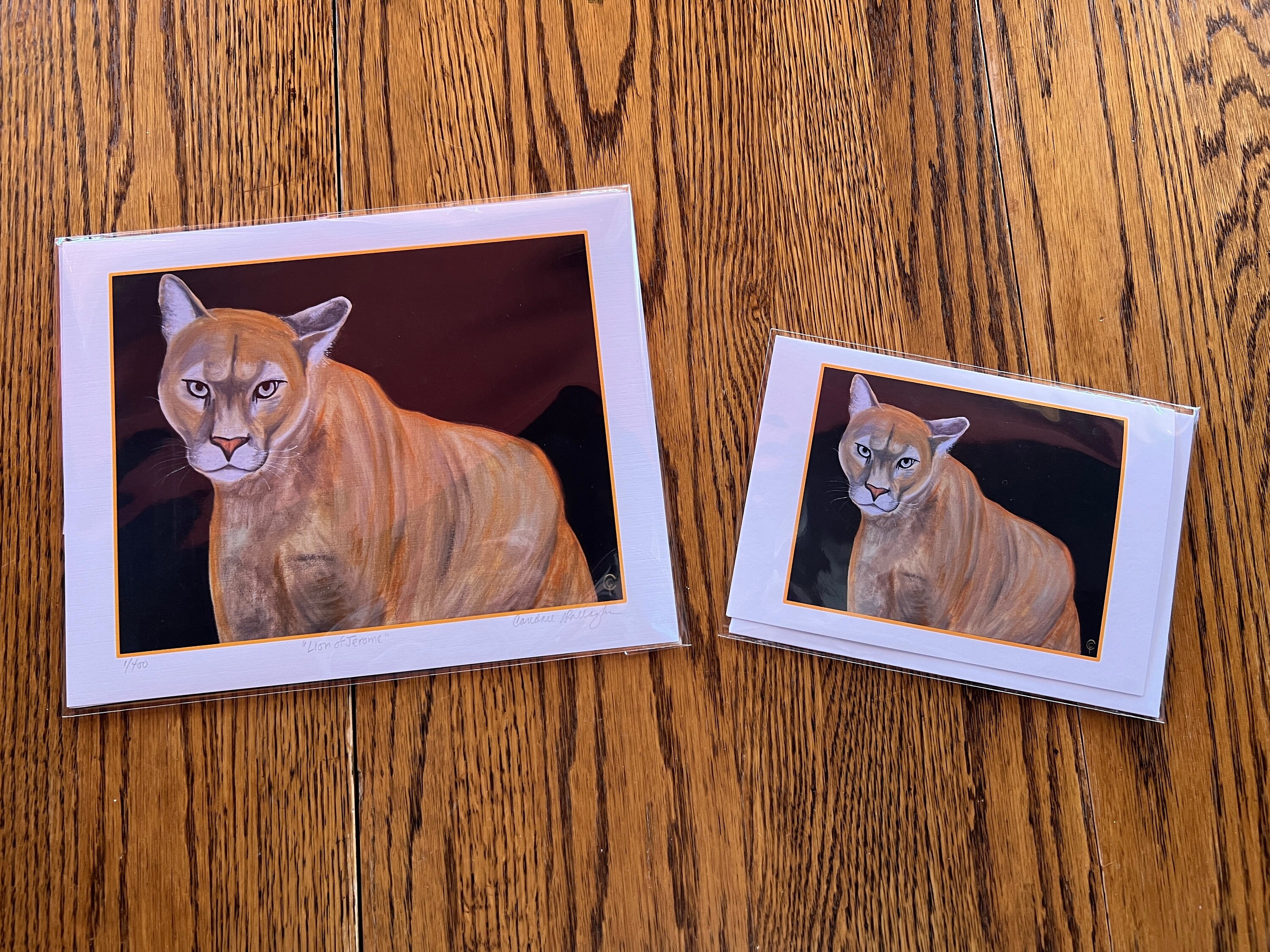 LION OF JEROME (mountain Lion) - Greeting Cards and Prints From ...