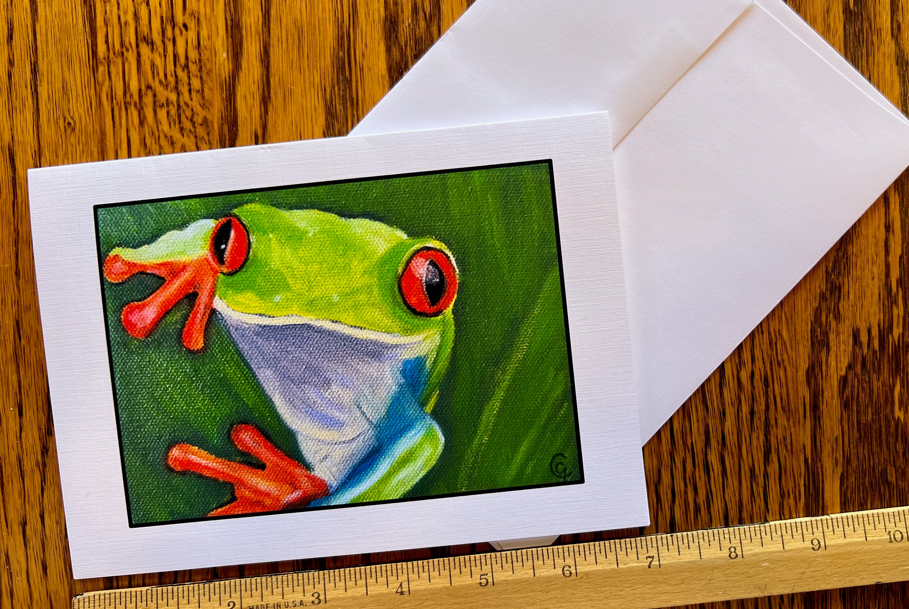 RIBBIT (tree Frog) - Greeting Cards and Prints From Original Oil ...
