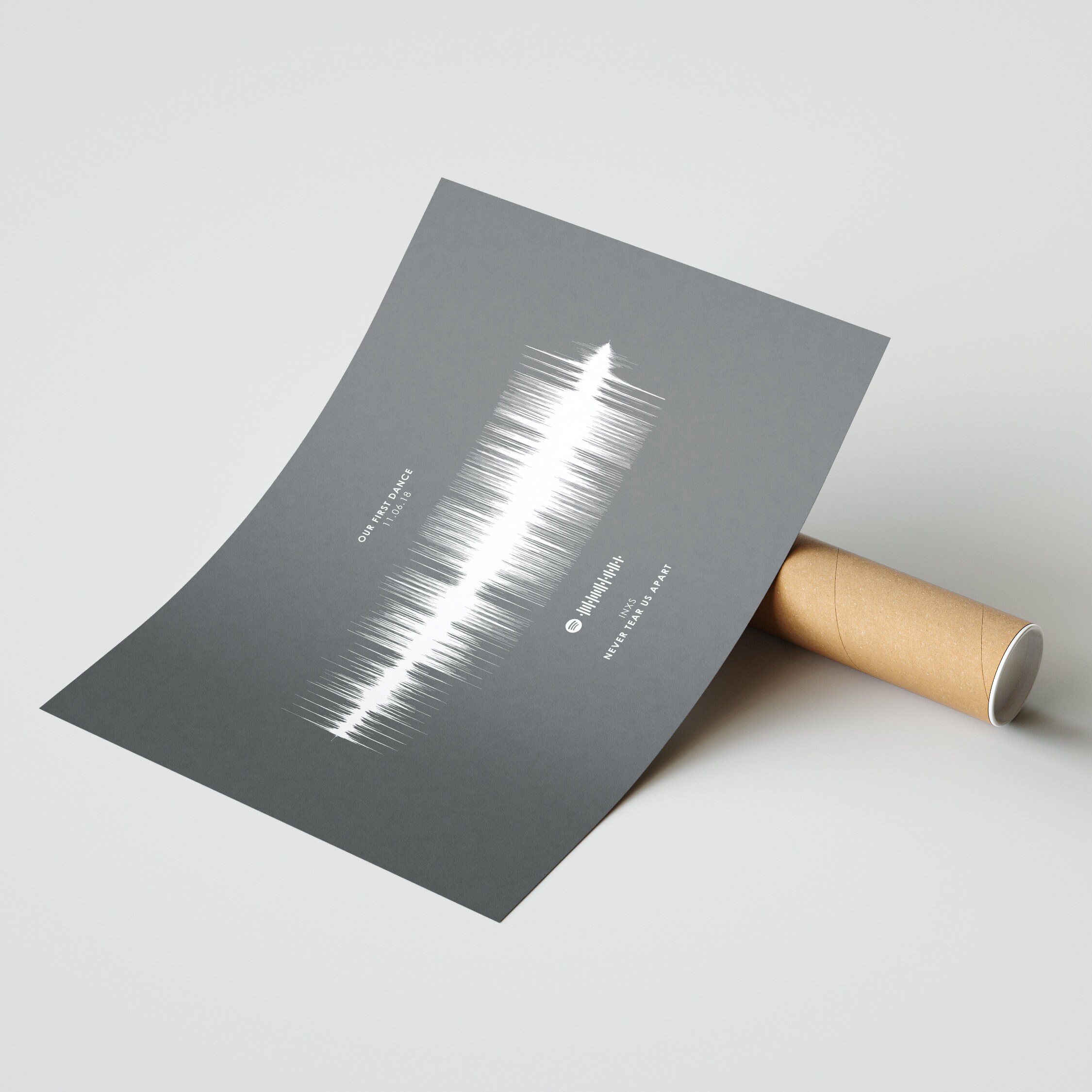 Personalised Sound Wave Print Song Soundwave Poster Framed - Etsy UK