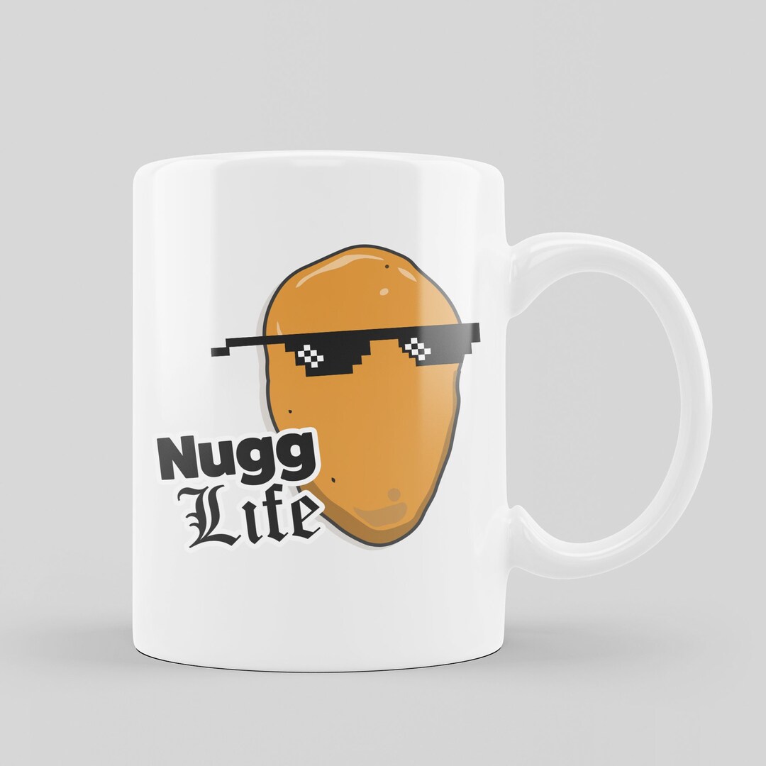 Nugg Life Novelty Mug Funny Secret Santa Gift Novelty Cup Mug Nug Life ...
