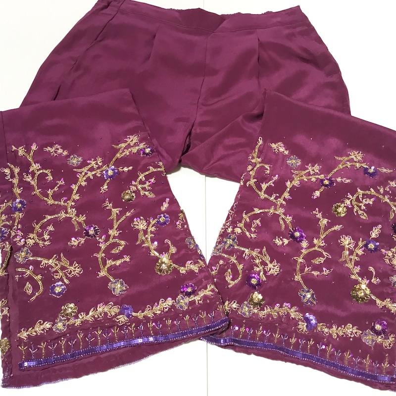 Embroidered Pants - Etsy