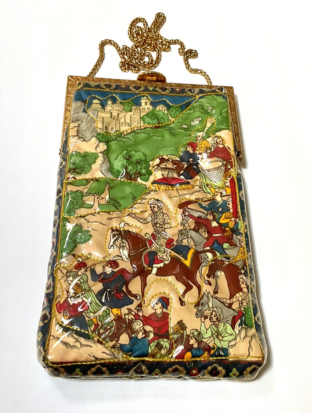 Vintage Delilah Persian Scene Purse / Mid Century / Accessories ...