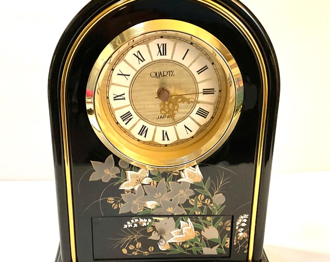 Vintage Asahi Japan Mantle Clock / Quartz Clock / Asian Clock / Home ...