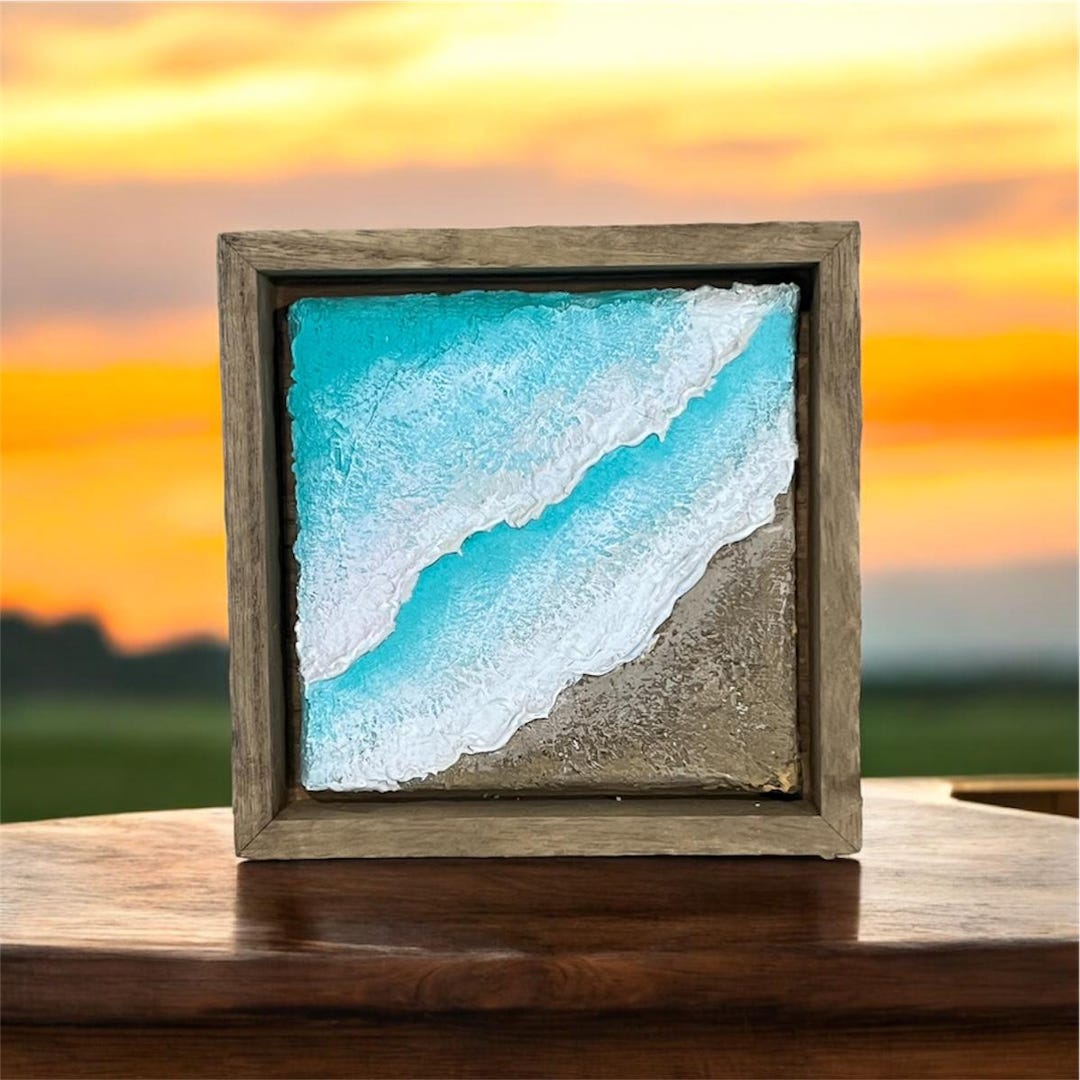 Stunning 3D Ocean Wave Canvas Art - Etsy