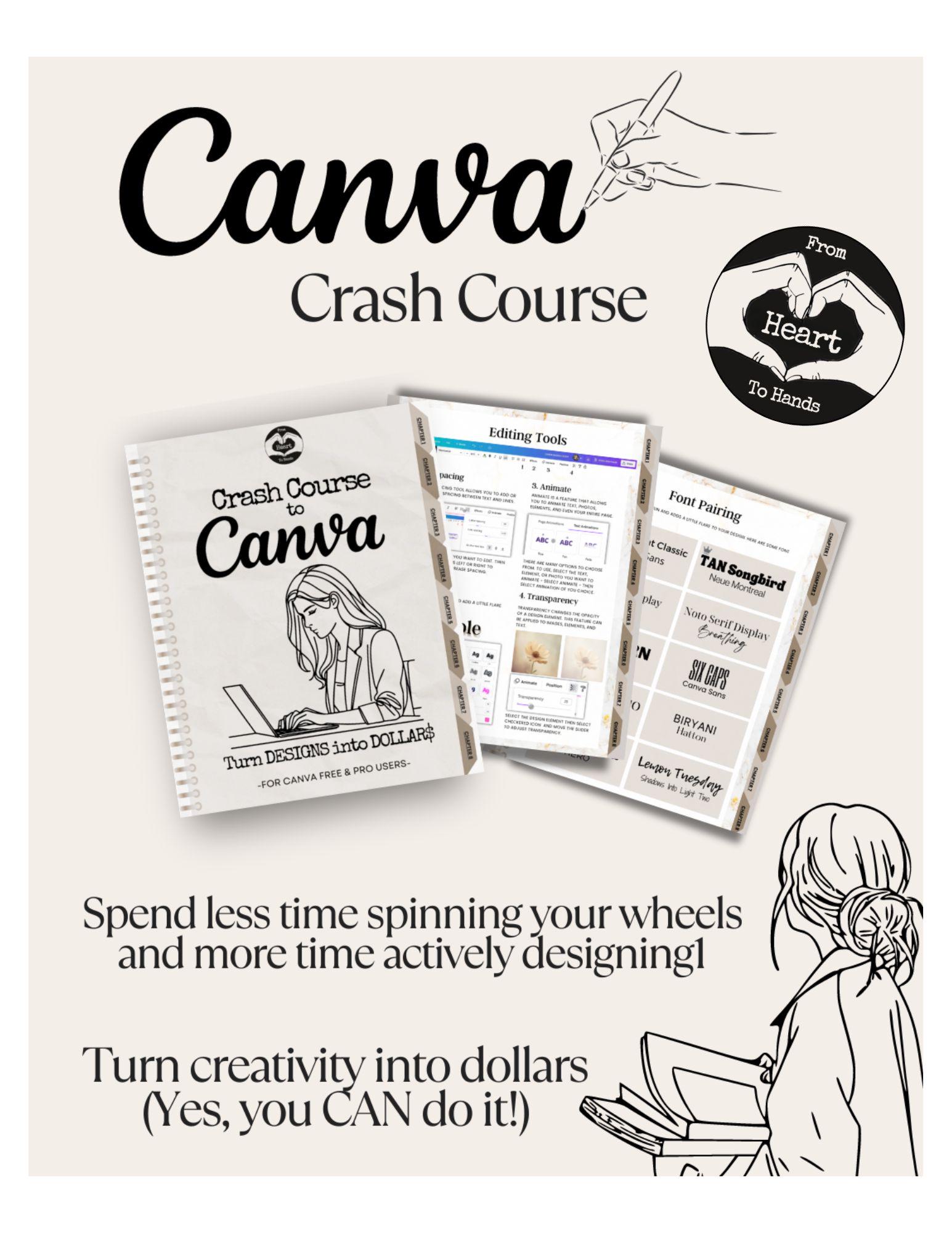 Canva Crash Course for Beginners | Learn Graphic Design Basics | Easy ...
