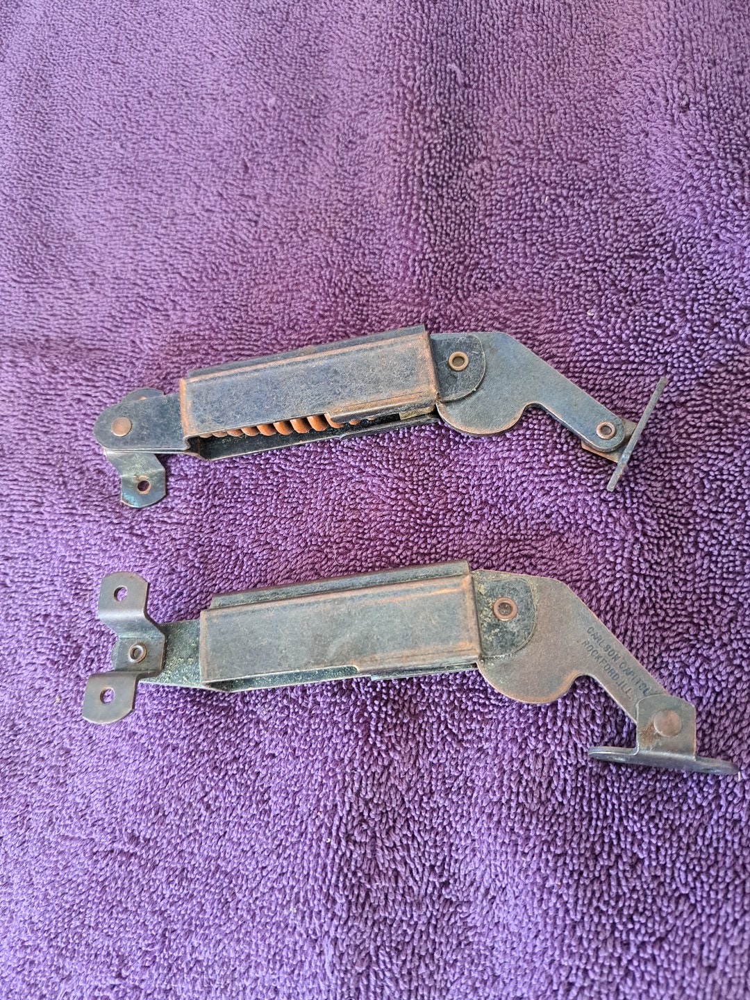 Self-balancing Lid Support Hinges 1 Pair USED , Spring Lid Support ...