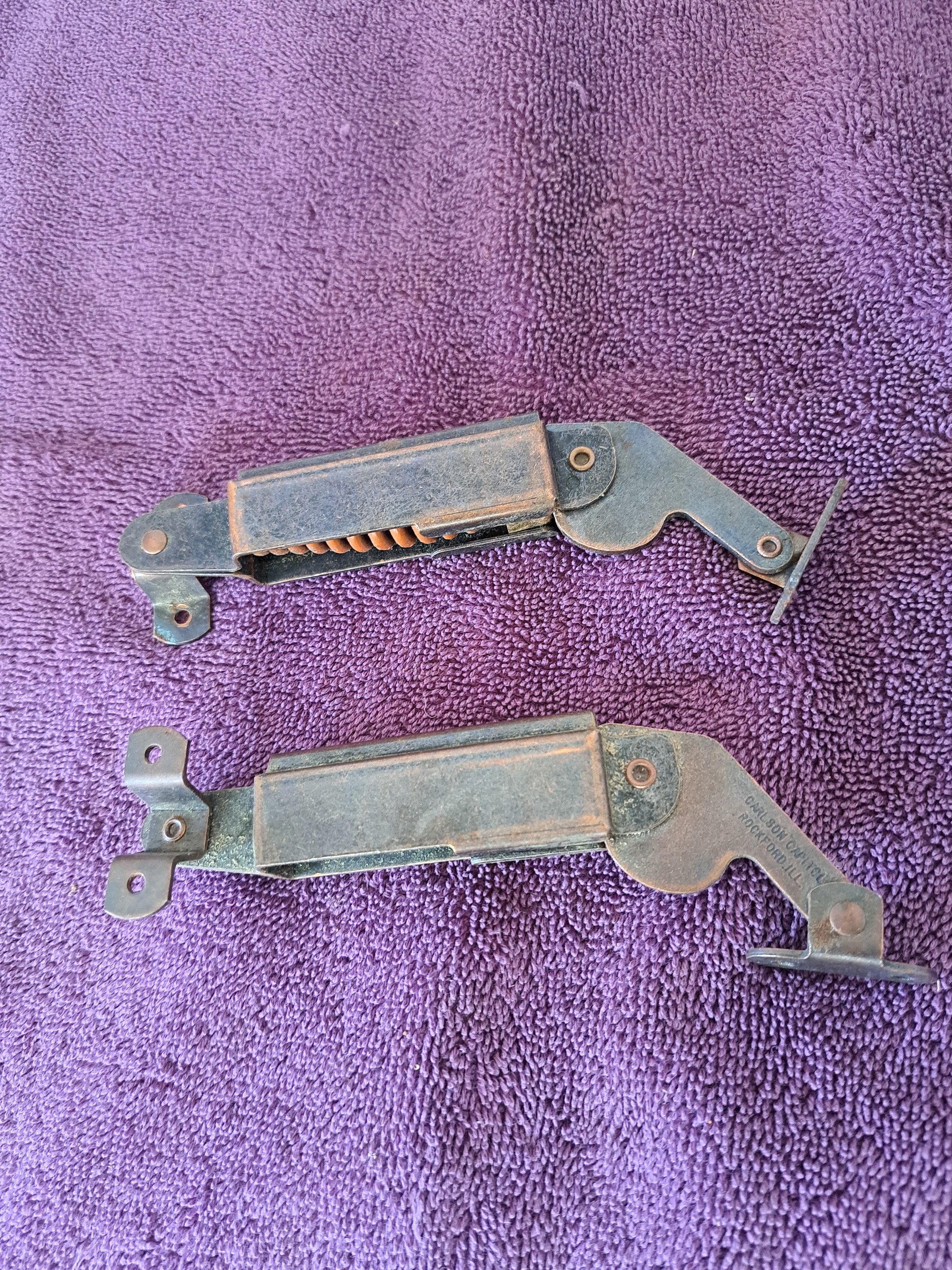 Self-balancing Lid Support Hinges 1 Pair USED , Spring Lid Support ...