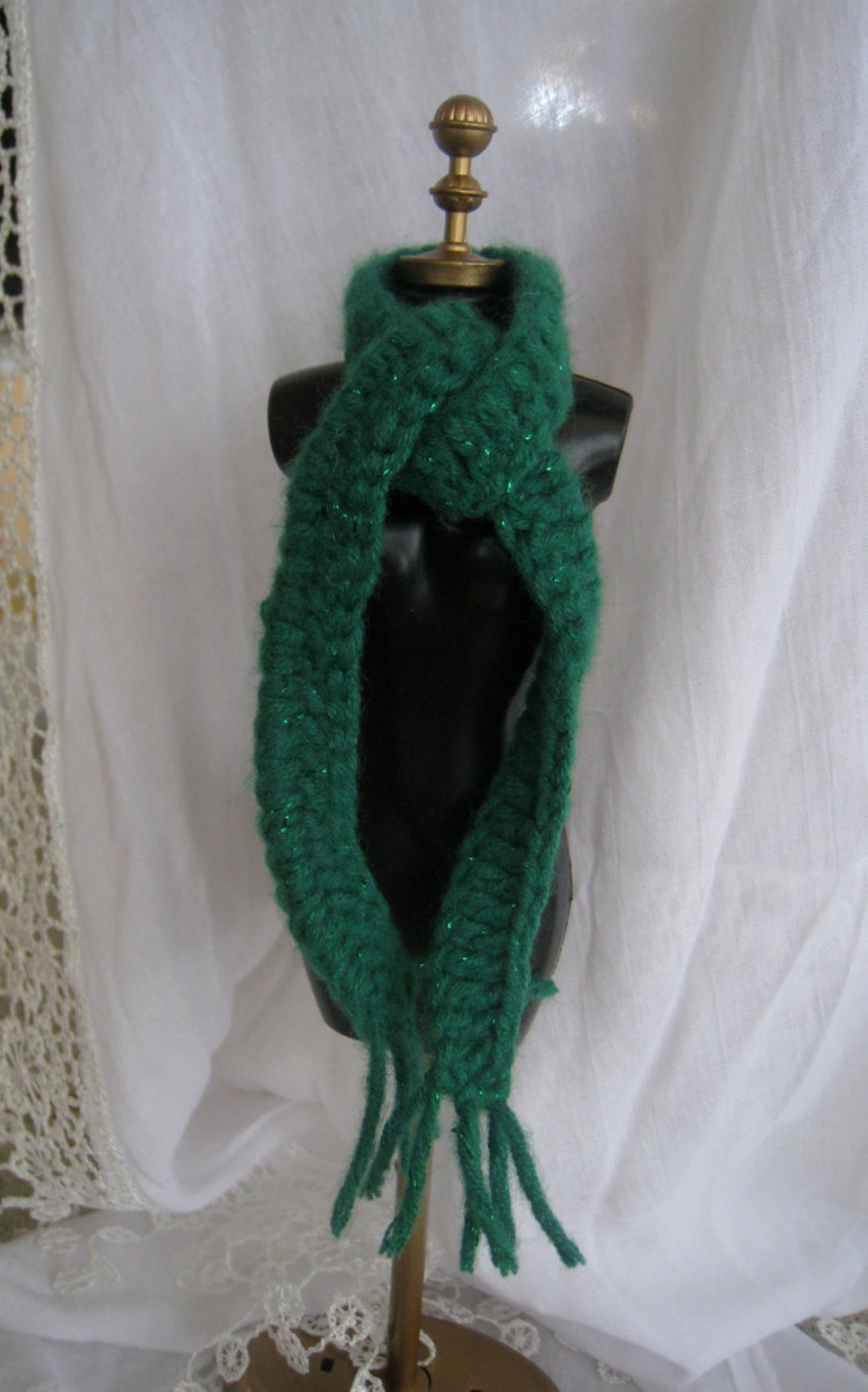 Elf clothes hand knitted scarf for the Elf | Etsy