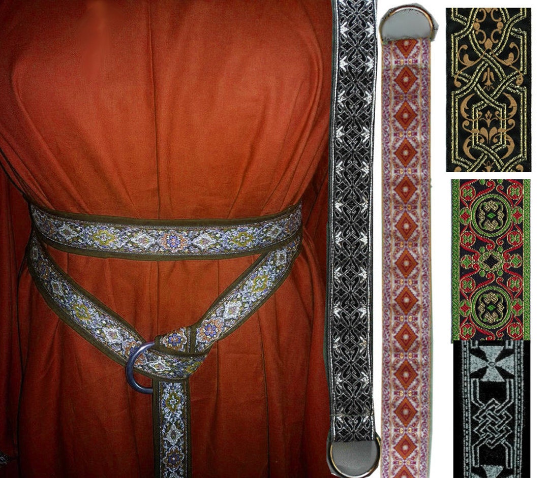 Medieval 2-sided Double Wrap Ring Girdle Belt SCA Garb Custom Your ...