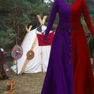 Renaissance Costume SCA Garb Medieval Gown Custom Particolor CHOICES ...