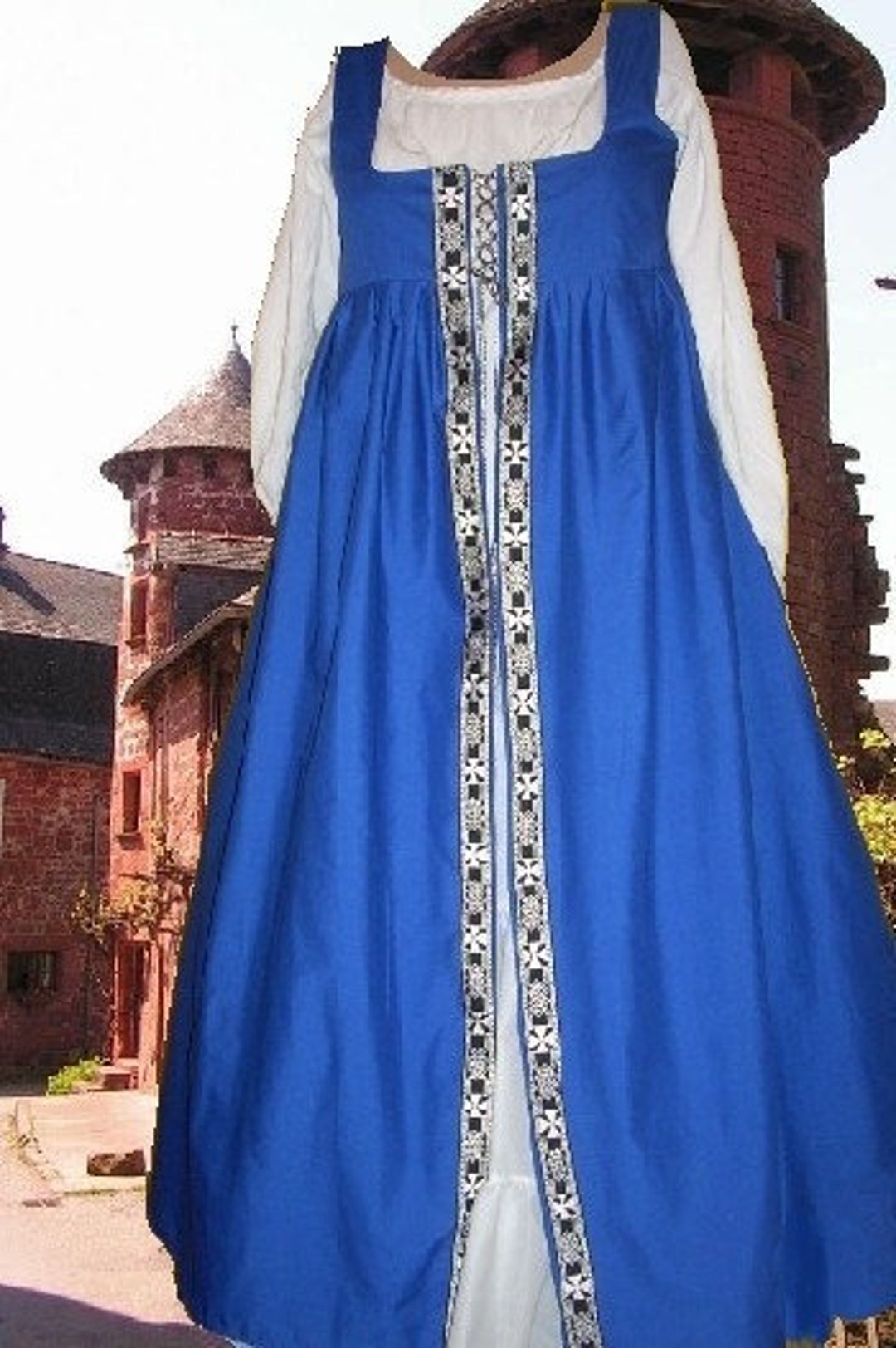 Renaissance Dress Medieval Costume Celtic Irish Style Sca Garb Etsy