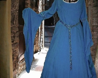 Cadet Blue Dress - Etsy