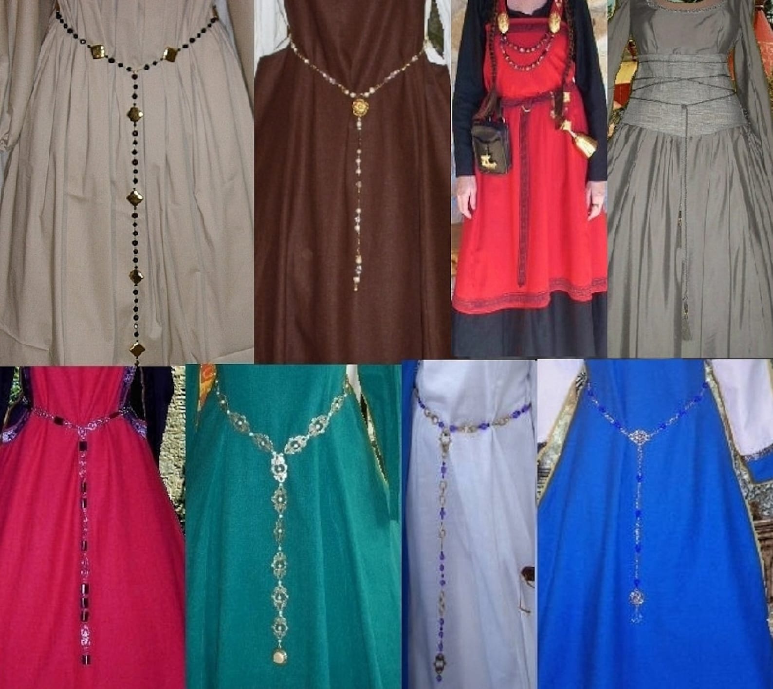 SHIPPING Charge Only Renaissance Medieval SCA Garb Drop Waist - Etsy