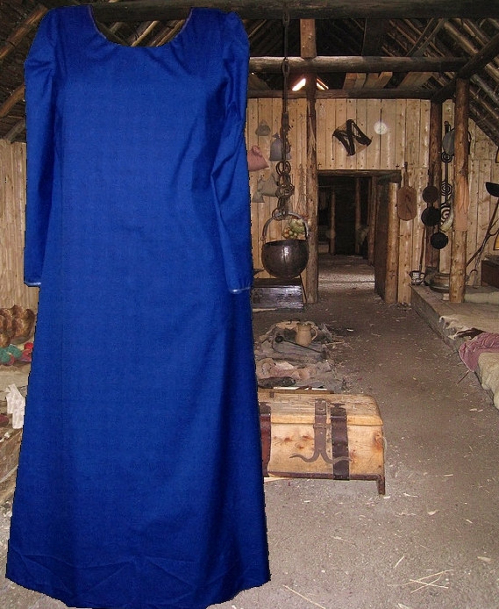 Renaissance Gown Medieval Kirtle Costume SCA Garb Choice Color | Etsy