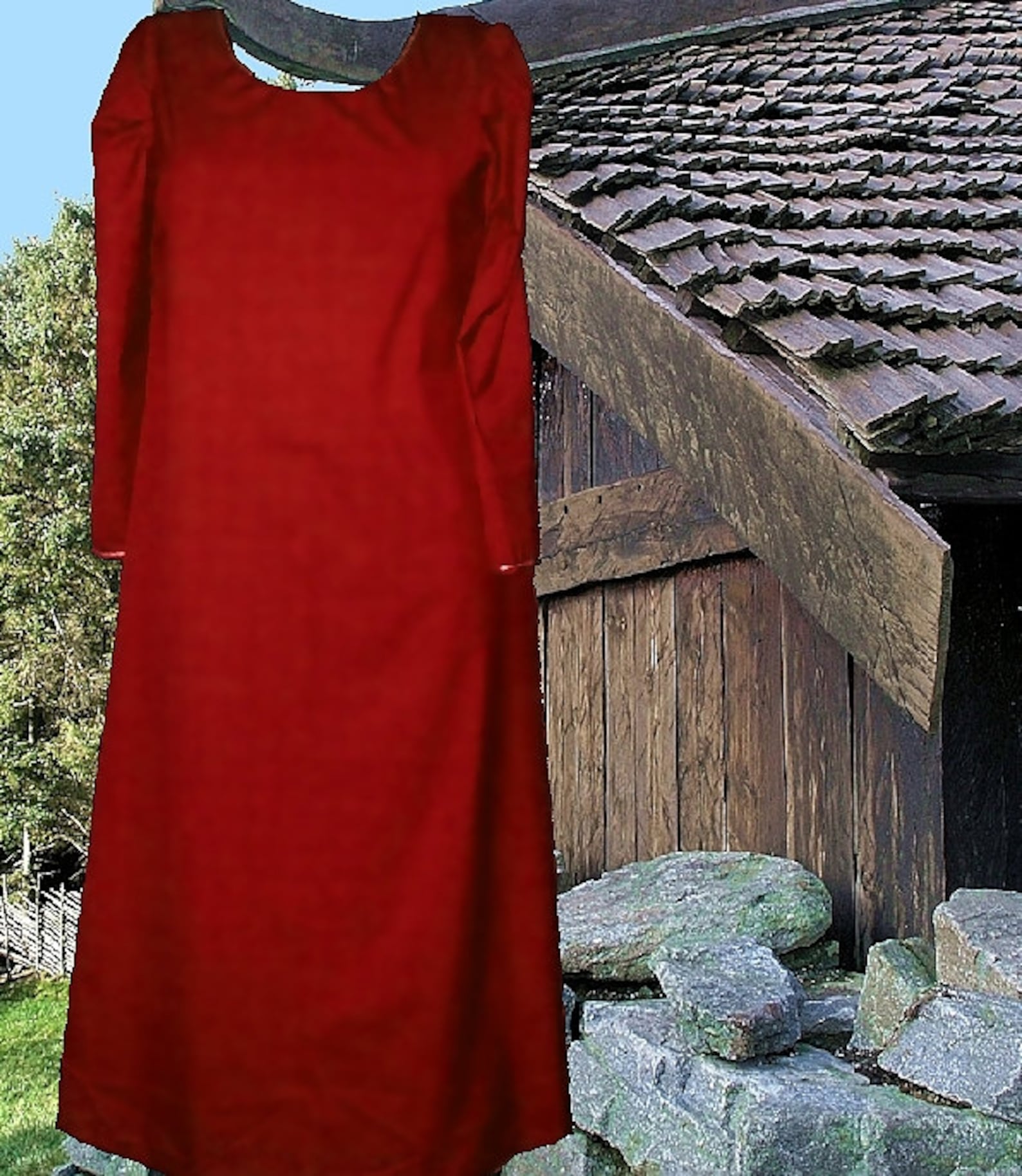 Renaissance Gown Medieval Kirtle Costume SCA Garb Choice Color - Etsy