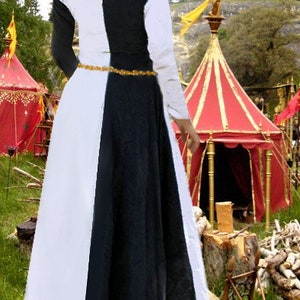 Renaissance Costume SCA Garb Medieval Gown Custom Particolor CHOICES ...