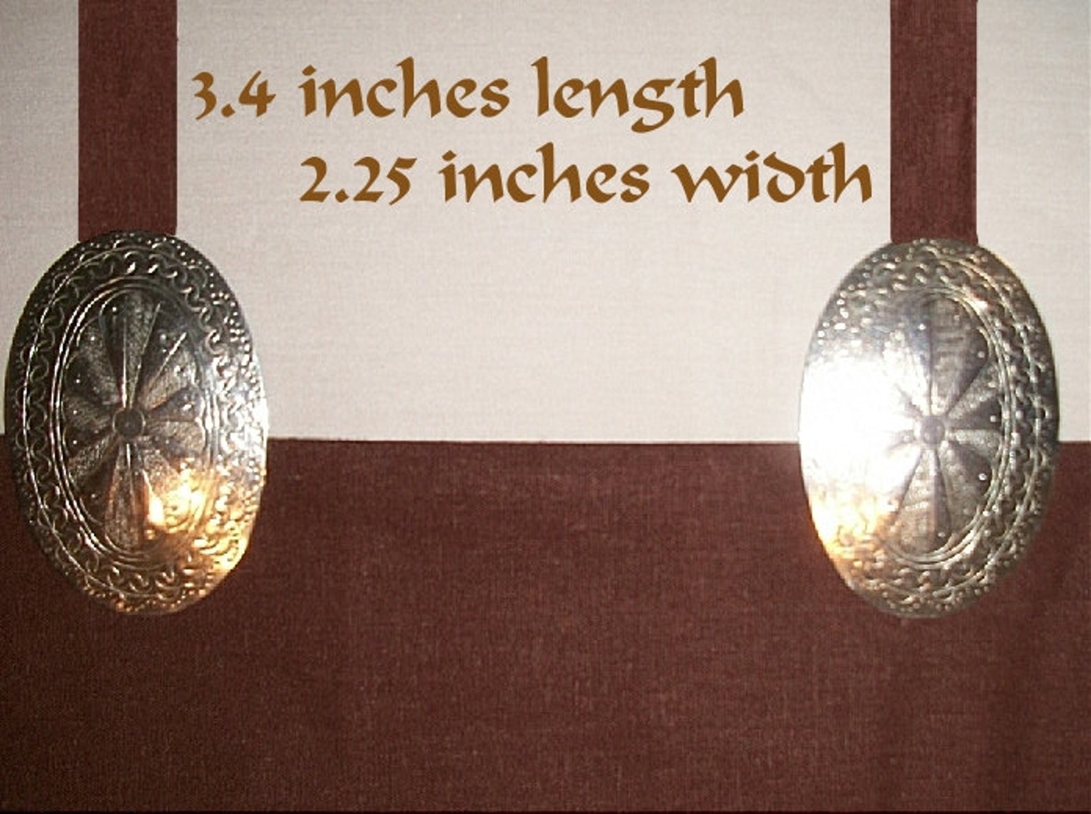 SCA Garb Norse Viking Medieval 3.4 X 2.25 2 Oval | Etsy