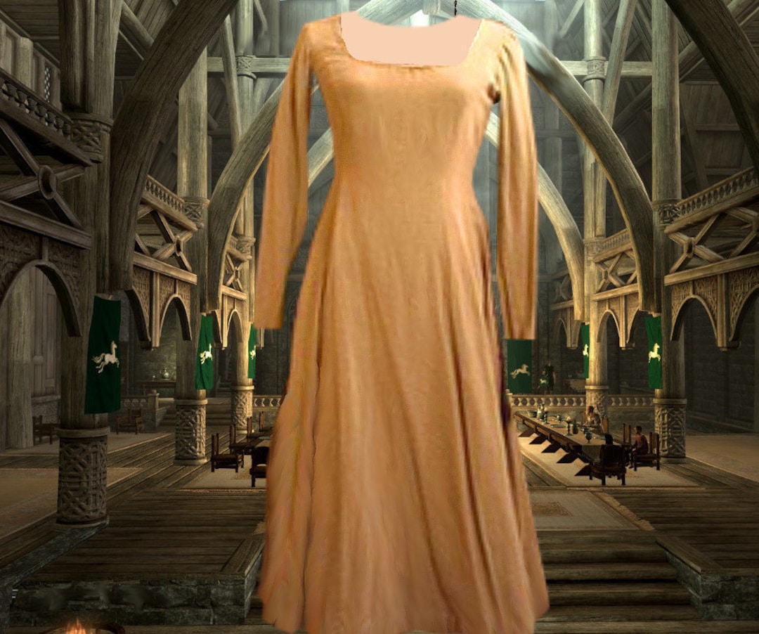 Renaissance Costume Medieval Gown 6 Gore Kirtle SCA Garb Choice Colored ...