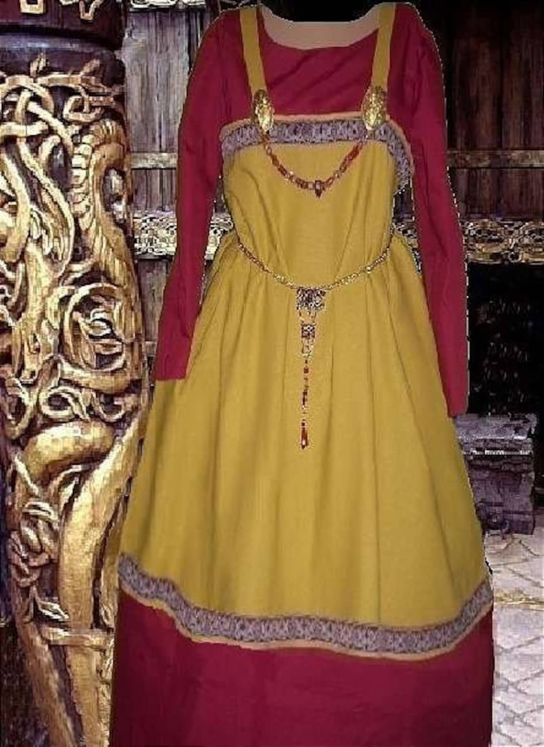 SCA Garb Norse Viking Medieval Meadlinenbld Winectn Supersize_trim ...