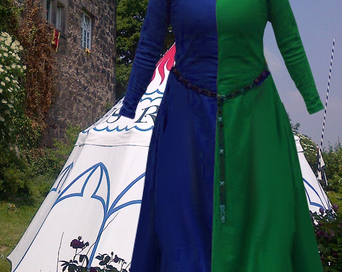 Basic and Plus Size Linen Medieval Short Sleeve Dress. - Etsy