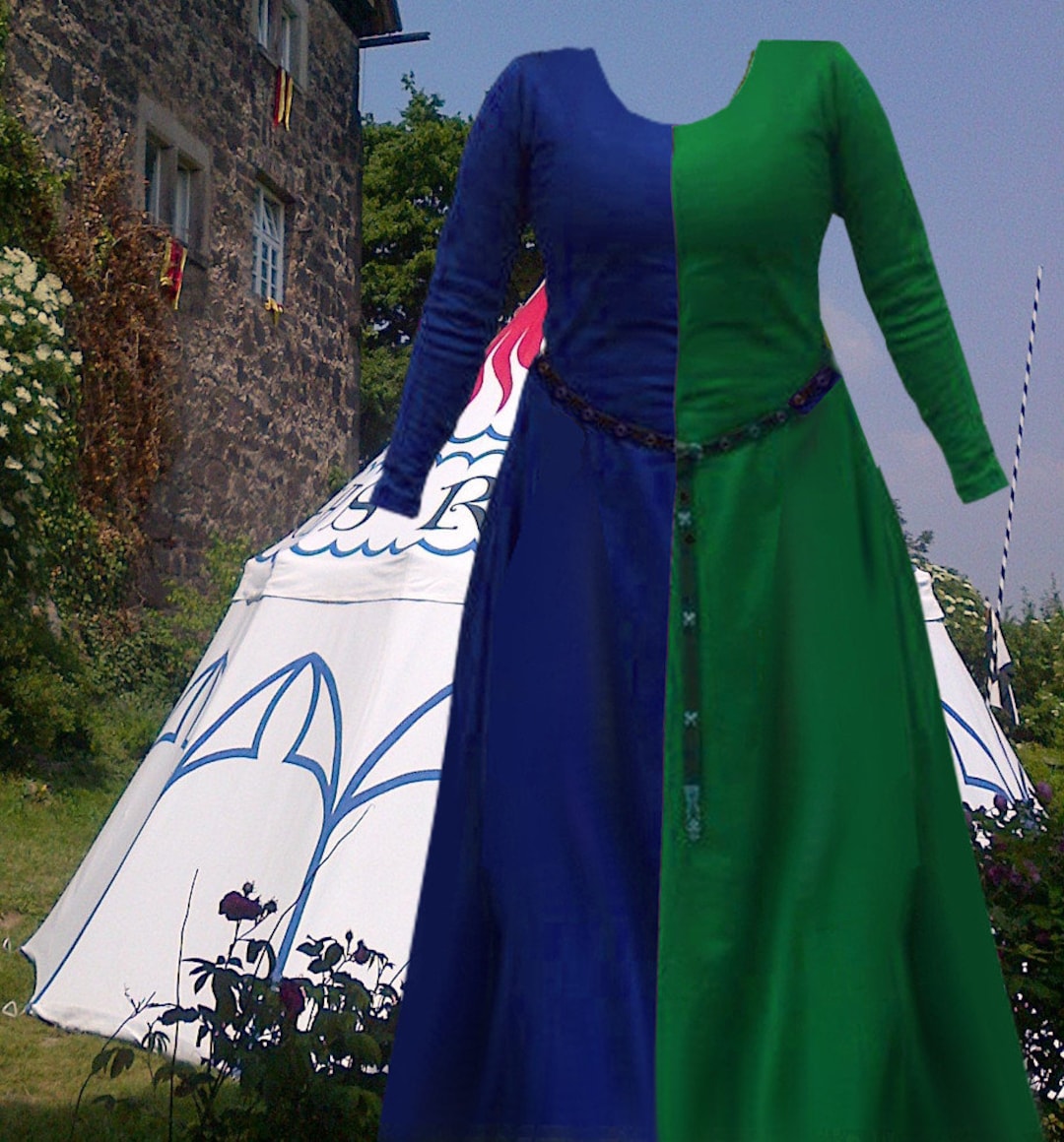Medieval Costume SCA Garb Custom Particolor CHOICES Sleeves Sections ...
