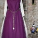 Medieval SCA Garb Renaissance Costume Purple Linen Bl Tabard 2pcset ...