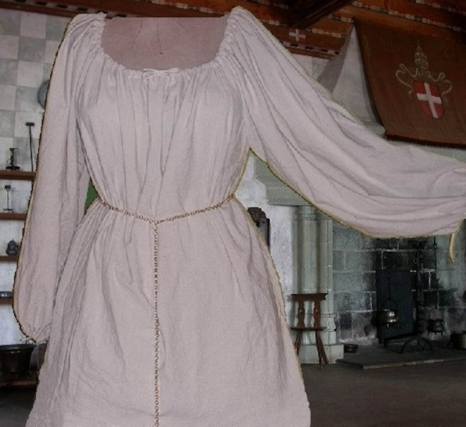 Medieval Renaissance Chemise Undergown SCA Garb Petticoat - Etsy