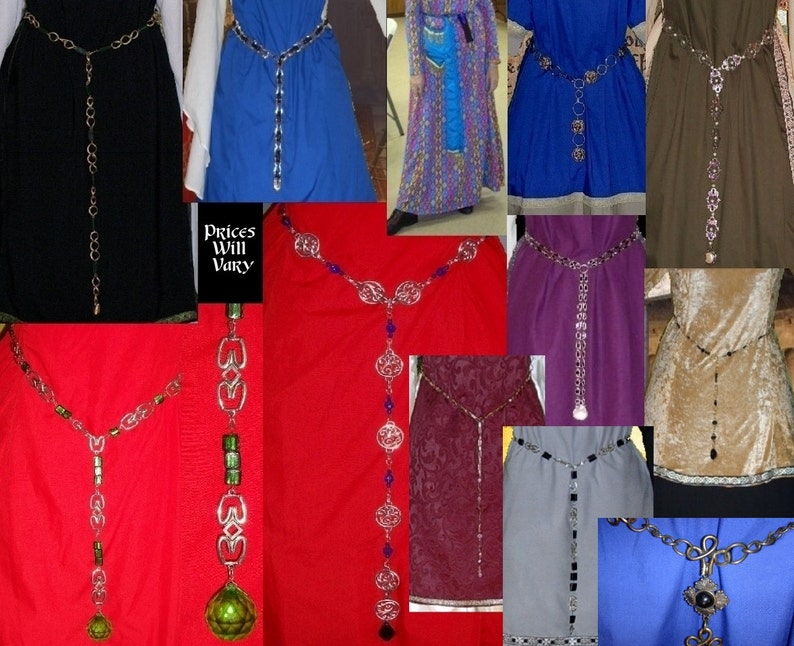 SHIPPING Charge Only Renaissance Medieval SCA Garb Drop Waist - Etsy
