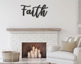 Faith wall art | Etsy