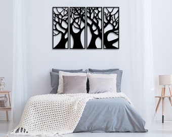 4 Panels Wall Decor - Etsy