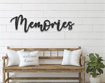 Memories Word Art - Etsy