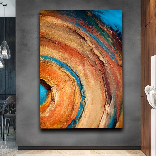 ABSTRACT PAINTING on CANVAS Texture Wall Art Acrylic Painting - Etsy