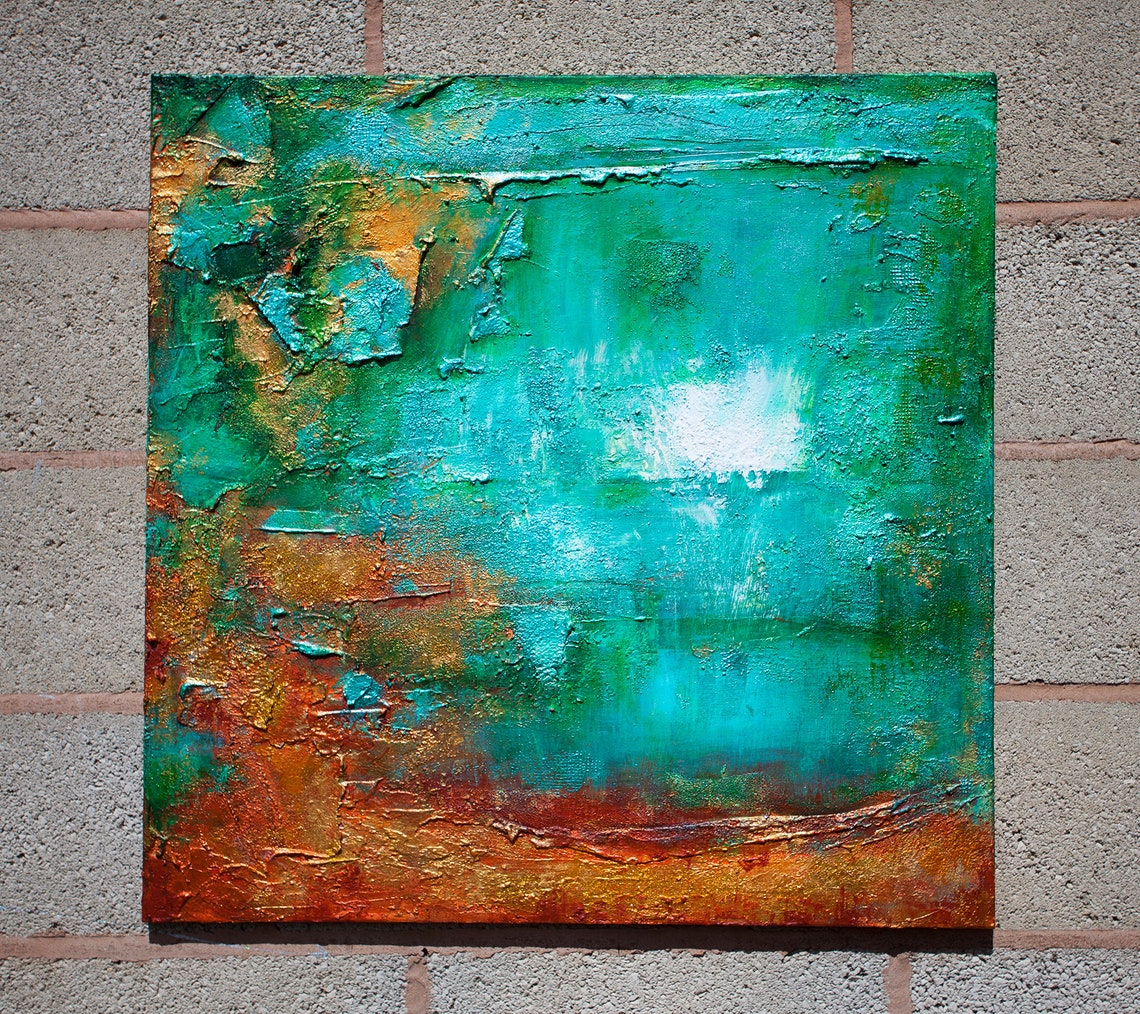 ABSTRACT PAINTING on CANVAS Texture Wall Art Acrylic Painting - Etsy
