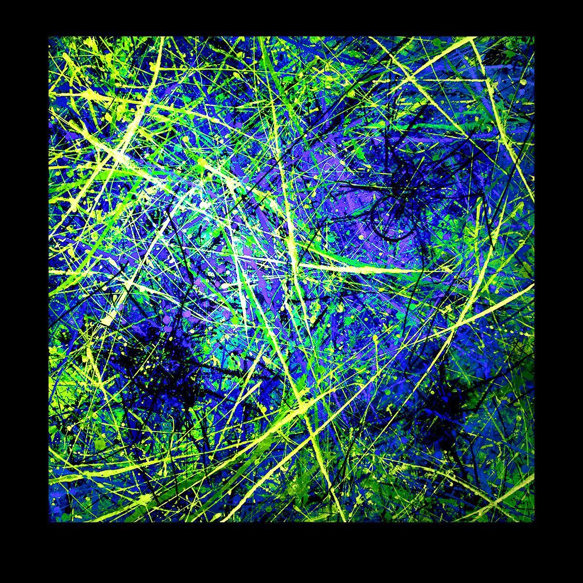 UV Painting Colourful Wall Art Abstract Painting on Canvas - Etsy UK