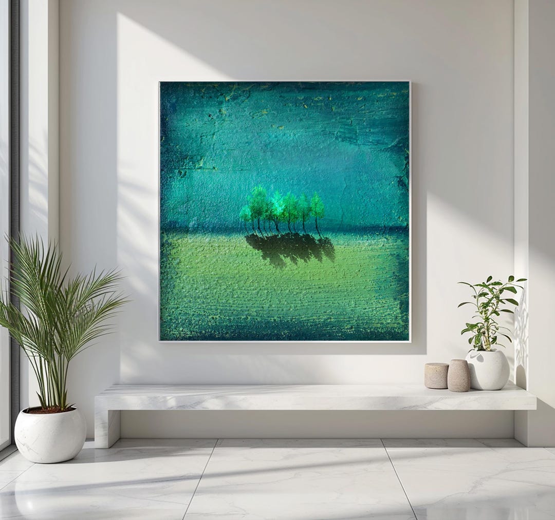 Colourful Abstract Painting: Mark Rothko Canvas Wall Art Landscape ...