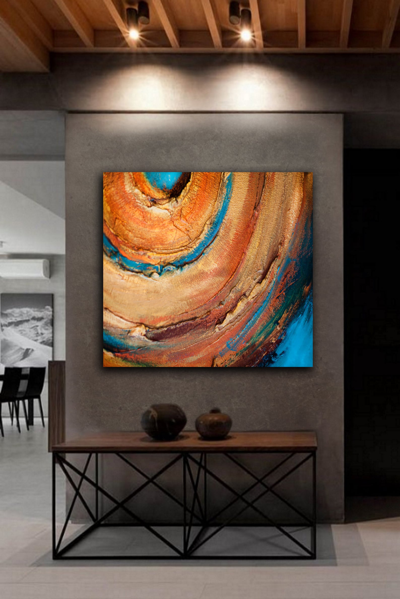 Textured Wall Art Painting on Canvas Original Abstract - Etsy